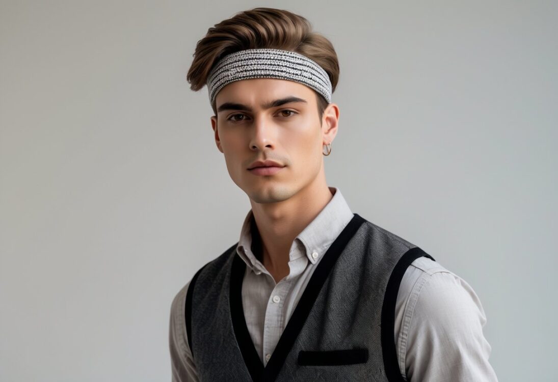 Sådan styler du dit look med hårbånd og vest til mænd online